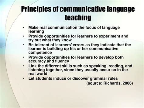 Communicative Language Teaching Approach Printable Templates Free