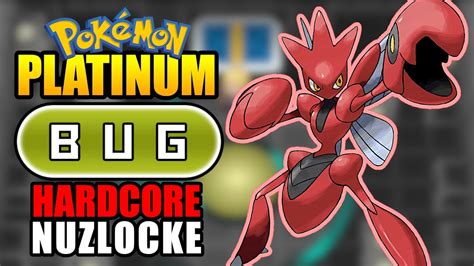 Pokémon Platinum Hardcore Nuzlocke Bug Type Pokémon Only No items