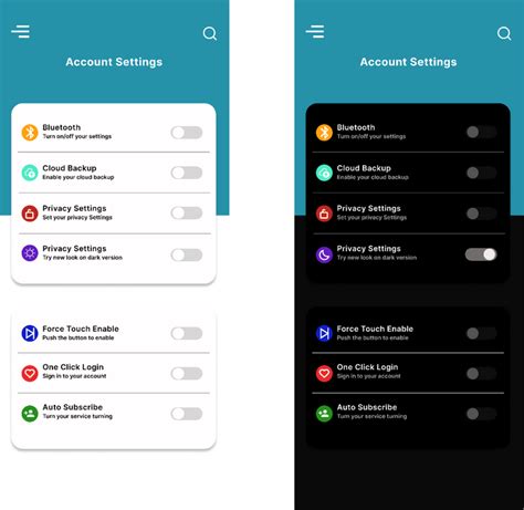 Settings Figma