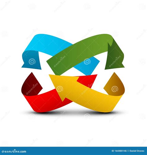 Colorful Vector Arrows Arrow Collection Stock Vector Illustration