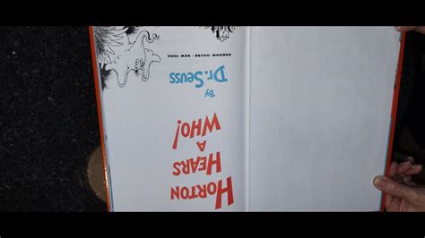 Reading Of Horton Hears A Who By Dr Seuss Read By Alex Mateyka YouTube