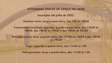 Jornal do Almoço RS Santa Maria e Uruguaiana UFSM abre vagas para