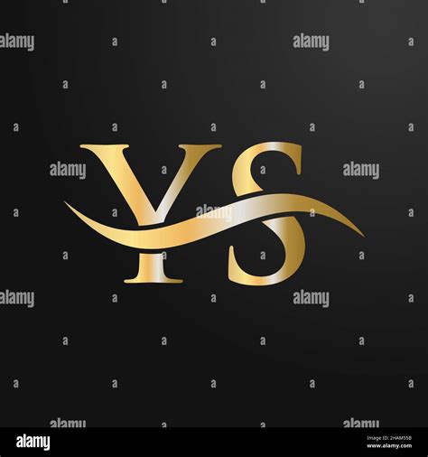 Plantilla de diseño del logotipo de la letra YS LOGOTIPO de la letra