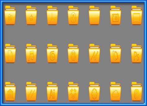 Iconos Para Carpetas Pack 12 Ico Png
