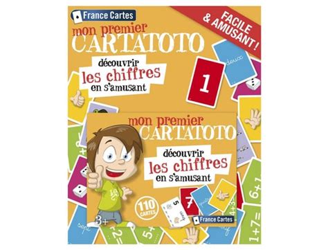 Jeu de cartes Cartatoto Découvrir les chiffres FRANCE CARTES
