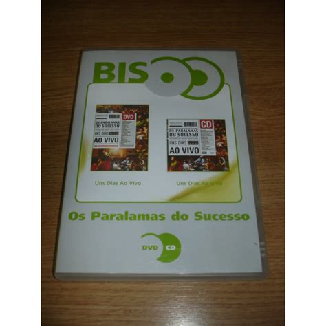 Dvd Cd Paralamas Do Sucesso Uns Dias Ao Vivo Excelente Shopee
