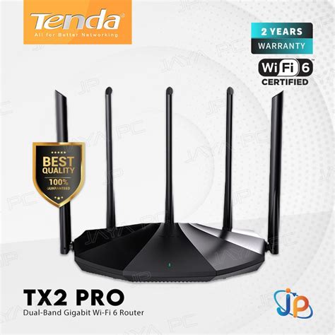 Jual Tenda Tx Pro Dual Band Gigabit Wifi Wireless Network Router