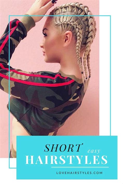 16 Cute Easy Hairstyles For Short Hair To Try This Season Easy Hairstyles Short Hair Styles