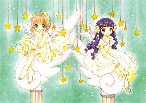カードキャプターさくら【木之本桜大道寺知世】clamp 壁紙