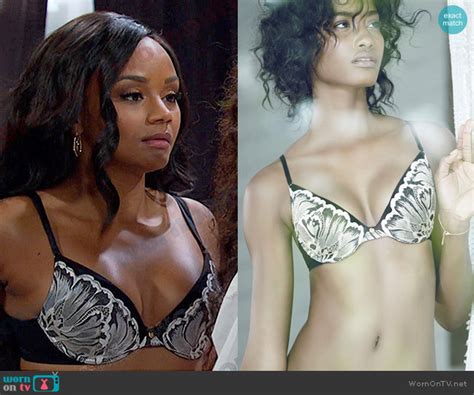 WornOnTV Chanels Black And White Lace Underwire Bra On Days Of Our