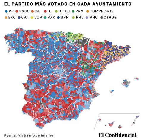 Participación en las elecciones municipales cuándo ha sido la mayor y