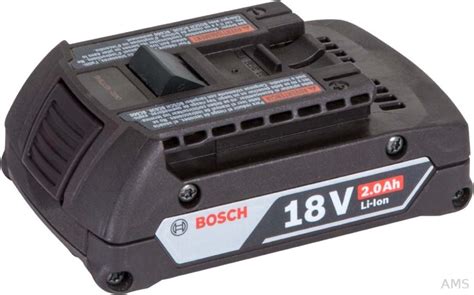 Klauke Akku Li Ion Bosch 18V 2Ah