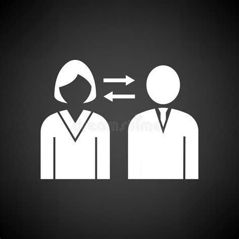 Icono Corporativo De La Interacci n Ilustración del Vector