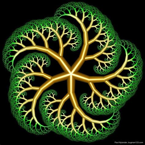 D Tree Fractal By Bugman Fractal Art Fractals Fractal Geometry