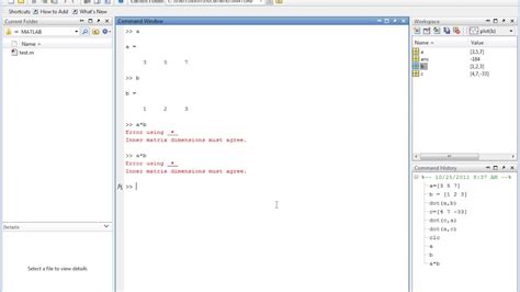 az matlab essential skills sect 25 calculating the vector dot product and cross product youtube