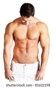 Photo Naked Athlete Strong Body Stock Photo Shutterstock