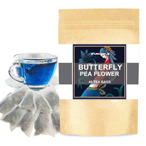Amazon Butterfly Pea Flower Tea Bags 40 Teabags Premium Dried