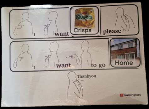 Sentence Makaton Sheet PEC Card Communication Aid Education Etsy UK