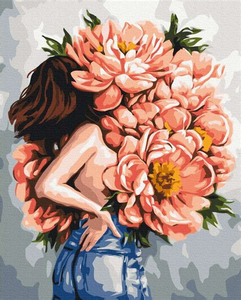Malowanie Po Numerach 40x50cm Zagadka Piwonii Twoje Hobby Sklep