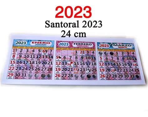 Block Con Calendarios Santoral Cm X Cm Tintas Env O Gratis