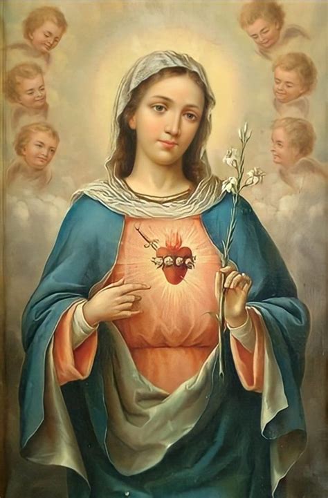 Immaculate Heart Of Mary Novena Prayer Images Of Mary Saint Joseph