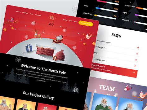 NFT Landing Page Nextjs Reactjs TailwindCSS Behance