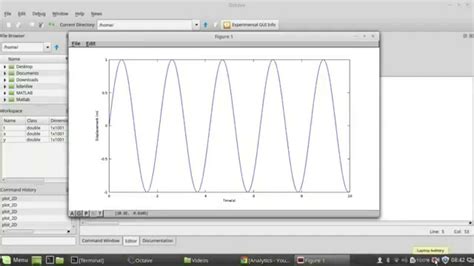 how to create plots in gnu octave youtube
