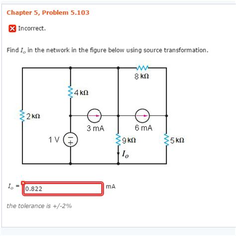 Solved Find Io In The Network In The Figure Below Using Chegg