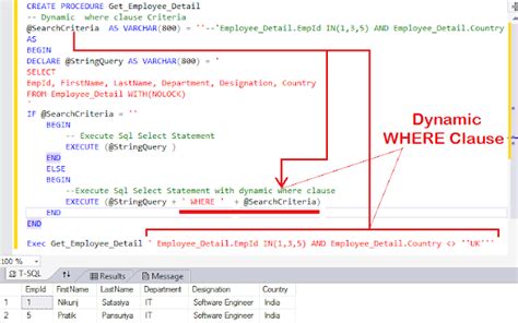 sql server create and execute dynamic stored procedure codingvila