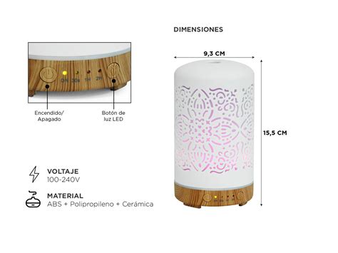 Difusor Aromático Gadnic Diseño de Mandalas Gadnic