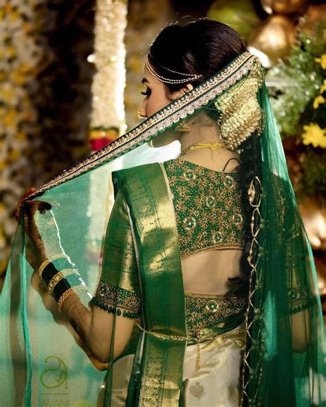 Silk Saree Blouse Back Neck Designs For South Indian Bride K4 Fashion