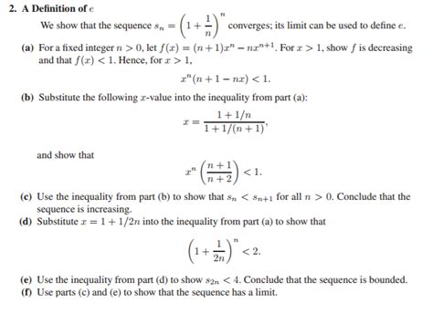 solved we show that the sequence s n 1 1 n n