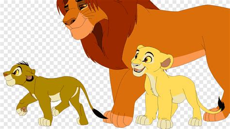 Simba nala sarabi mufasa kiara león caballo mamífero png PNGEgg