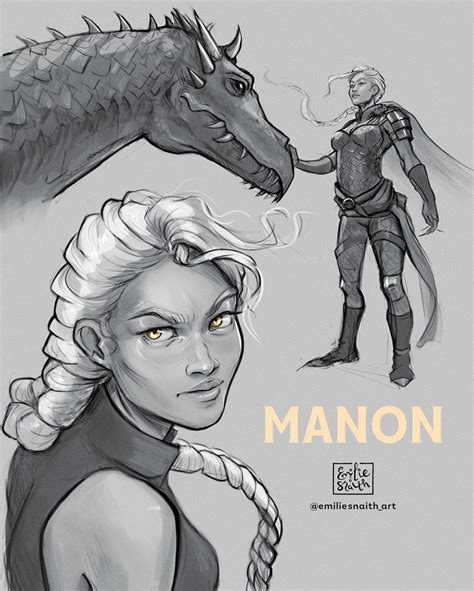 Emilie Snaith Art On Instagram Manon Blackbeak From Throne Of Glass