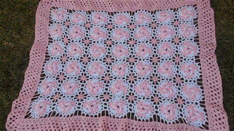 Manta cobijita colcha frazada para bebe en crochet fácil y rápido