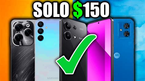 Los 5 CELULARES más BARATOS y BUENOS en 2024