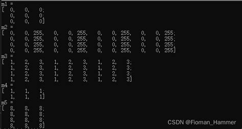 opencv 04 图像的数据类型mat详解 mat数据 csdn博客