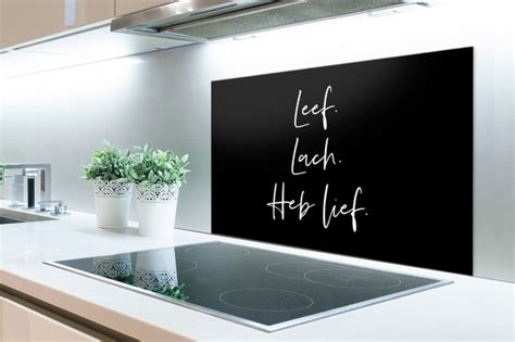 Spatscherm Keuken Kookplaat Achterwand Spatwand Fornuis 90x60 Cm