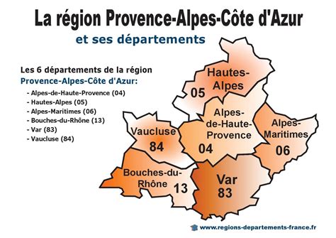 D Partement Les Alpes De Haute Provence Carte R Gion