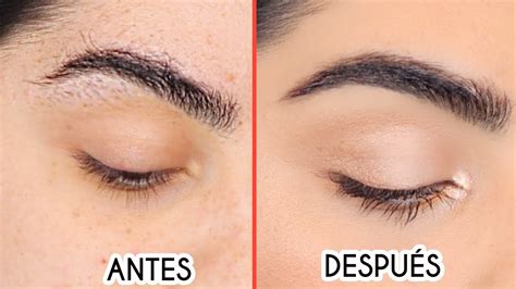 CÓMO DEPILAR LAS CEJAS EN CASA PASO A PASO YouTube