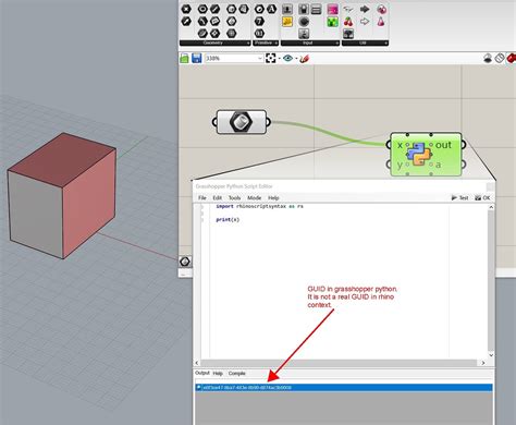 how to access real rhino guids in grasshopper python scripts grasshopper mcneel forum