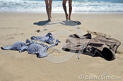 Couple Swim Naked Royalty Free Stock Photography Cartoondealer