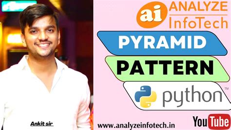 pyramid pattern in python pattern programs analyze infotech youtube