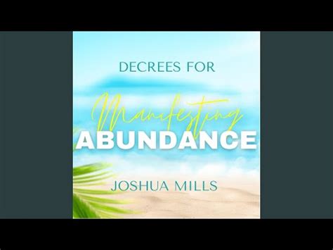 Introduction To Decrees For Manifesting Abundance YouTube