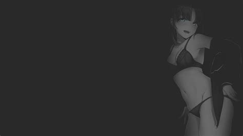 Illustration 1080P Anime Fan Art Erotic Art Dark Background Ecchi
