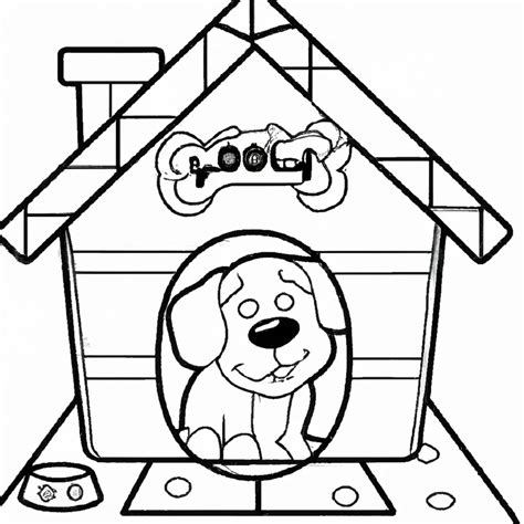 10 Desenhos De Casinha De Cachorro Para Imprimir E Colorir