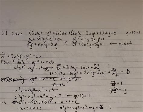 solved solve the initial value problem exact