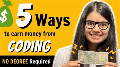 How To Make Money From Coding 5 Ways To Earn Without A Job Or Degree