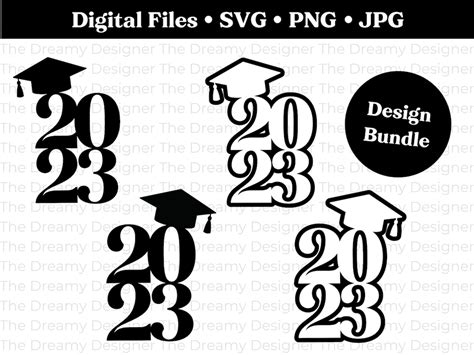Class Of 2023 SVG 2023 Graduation SVG Cake Topper SVG Etsy