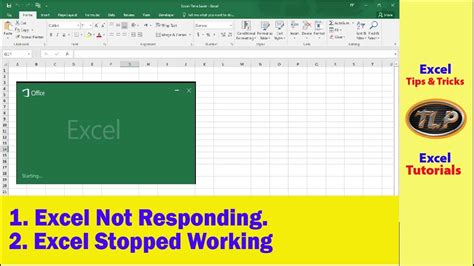 Excel Is Not Responding Excel Hang Issue Fix Excel Not Responding